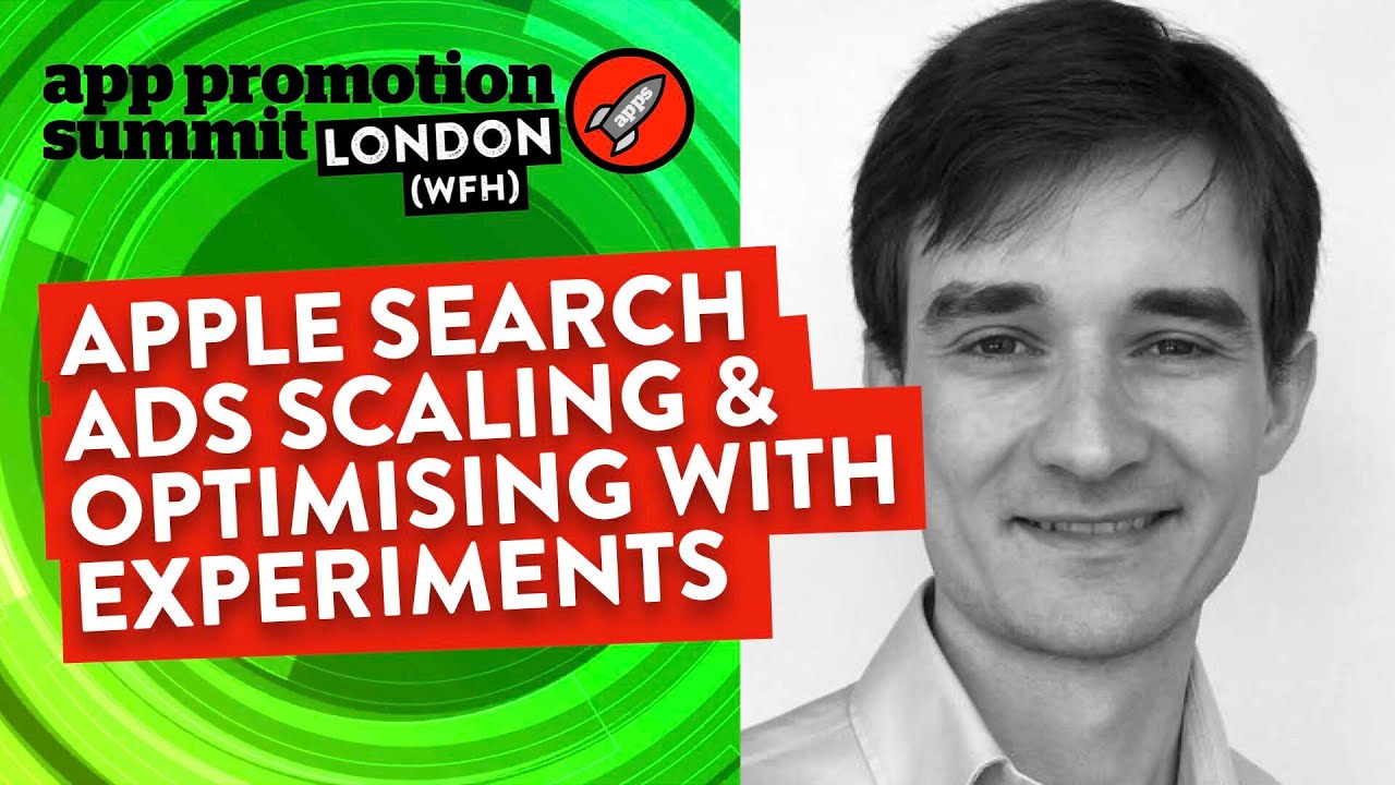 How to scale and optimize Apple search ads. Michael Shubin (Co-Founder ...