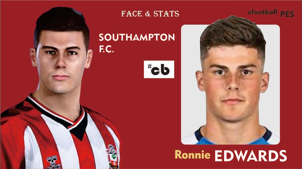 RONNIE EDWARDS FACE & STATS eFootball PES 2021 2020 - YouTube