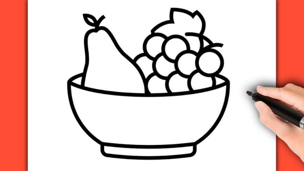 Comment dessiner des fruits - easy drawing - YouTube