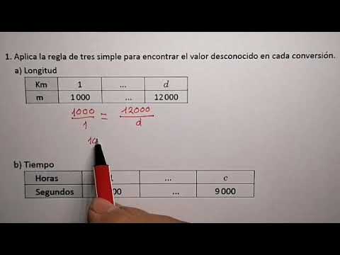 U - 6/3.3/ Regla de Tres Simple Directa en Conversión de Unidades - YouTube