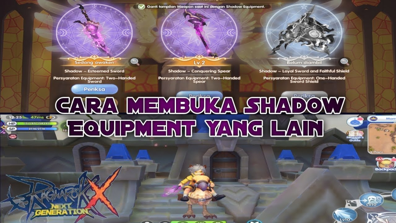 Cara mudah membuka Shadow equipment yang lain di ROX | Ragnarok X Next ...