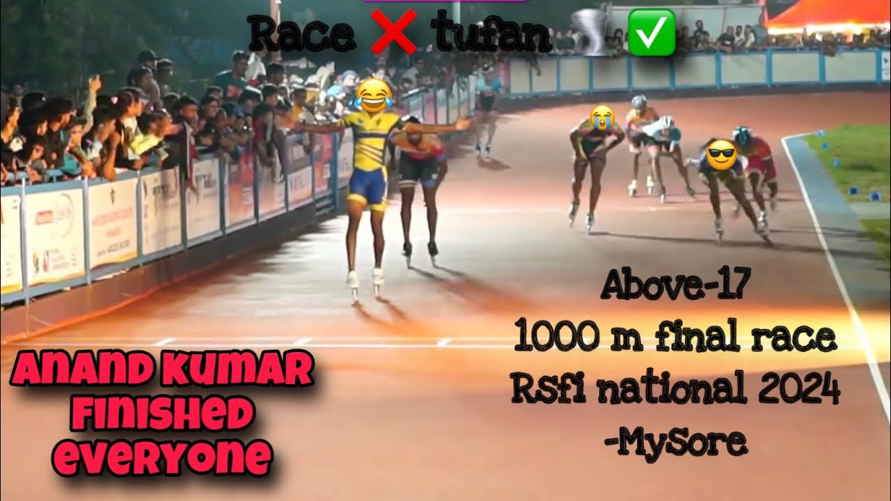 Above-17 || men 1000m Race || inline || RSFI NATIONAL MYSORE-2024 || # ...