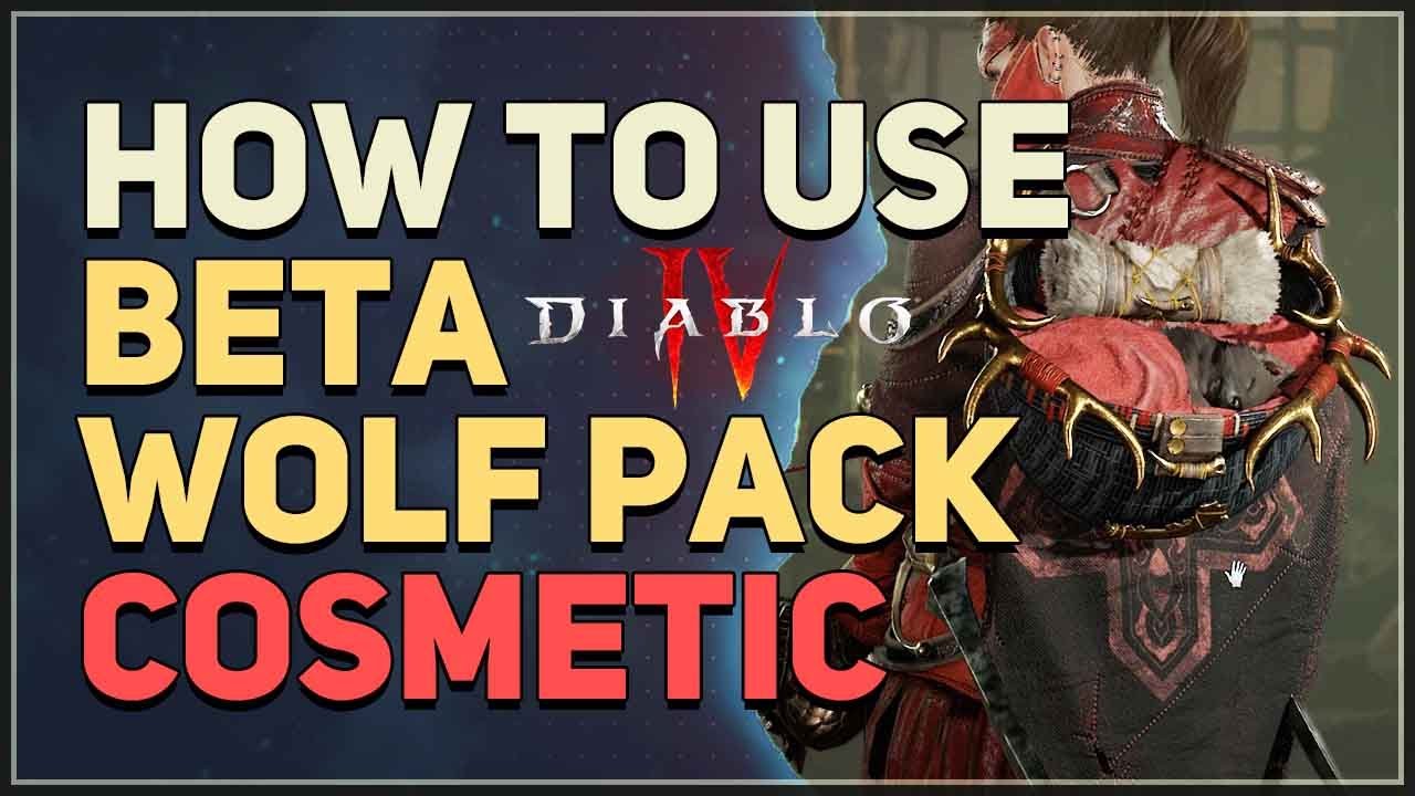 How to use Beta Wolf Pack Diablo 4 - YouTube