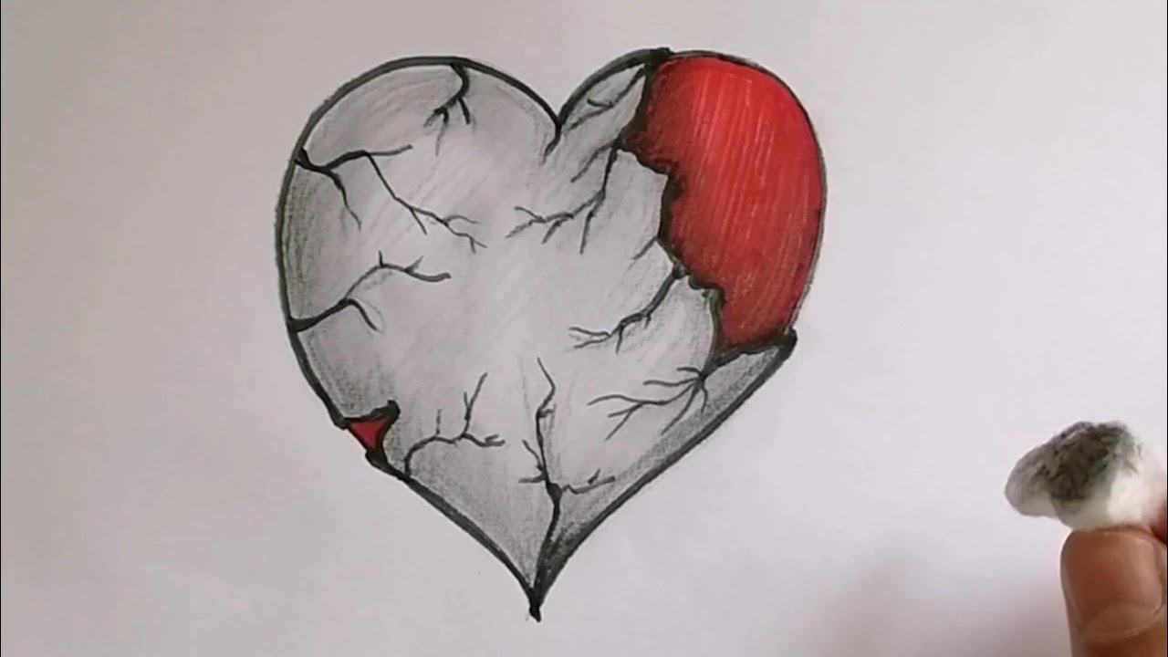 Kalp çizimi / Kolay çizimler / 14 şubat resmi çizimi - YouTube