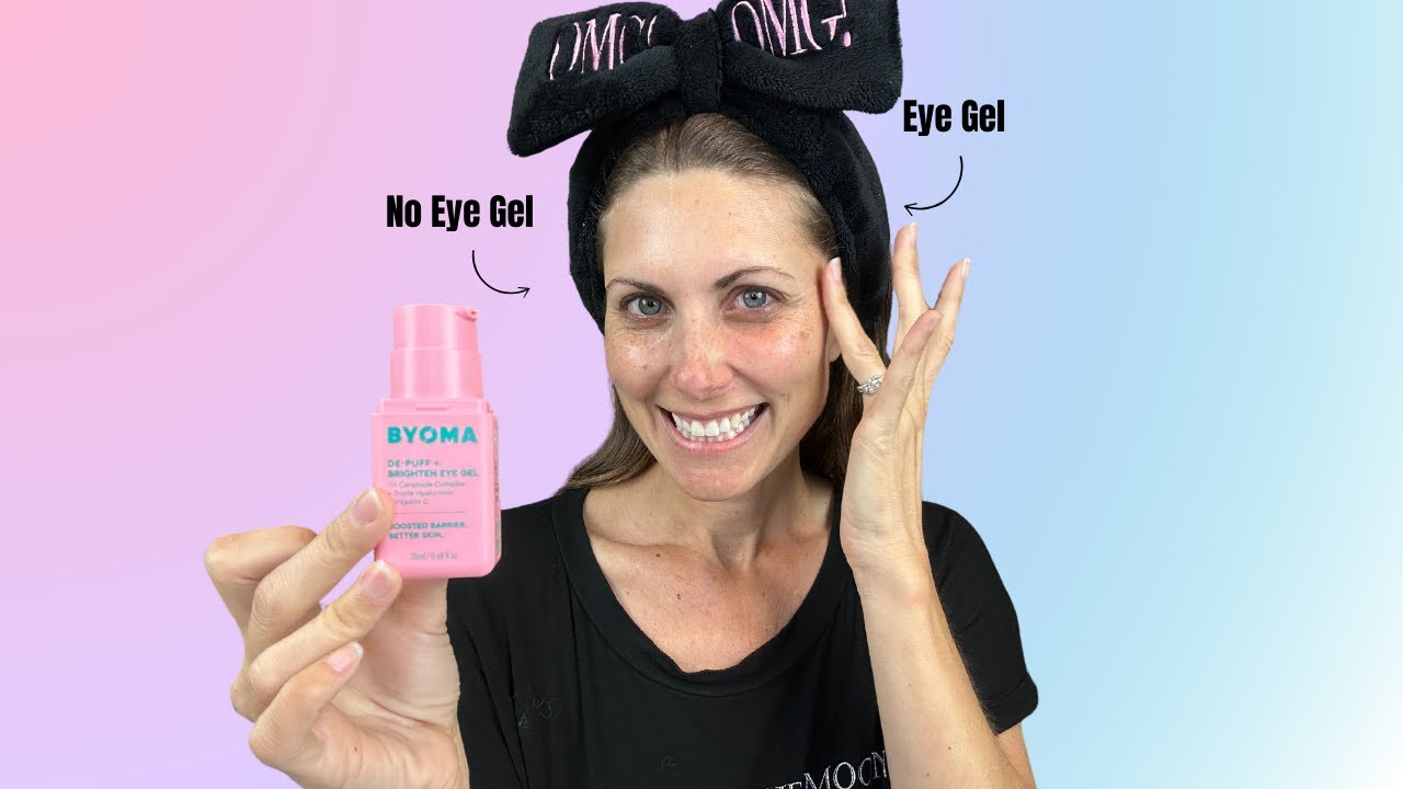 BYOMA Eye Gel Before & After Review - YouTube
