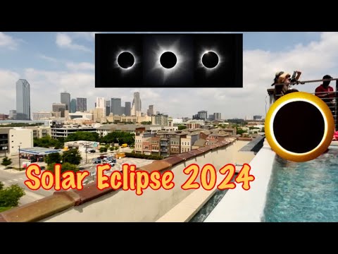 Total Solar Eclipse LIVE 2024 in Dallas, Texas - YouTube