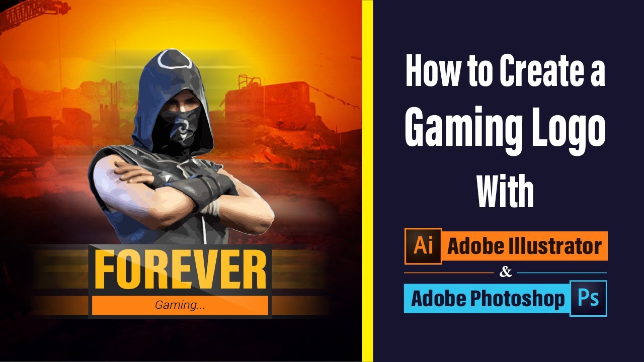How to Create a Gaming Logo - YouTube