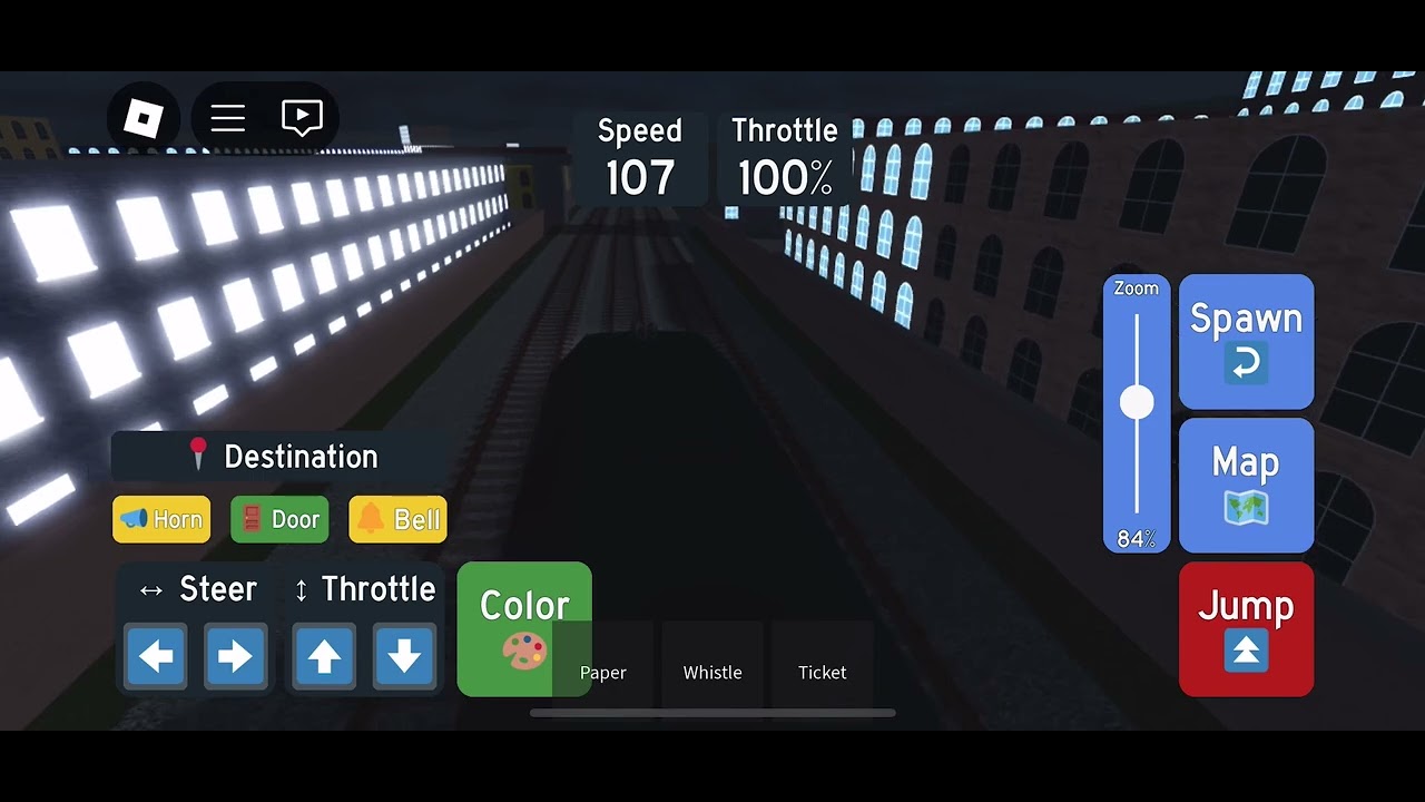 Speed furry (me but in Roblox) Driving a train - YouTube