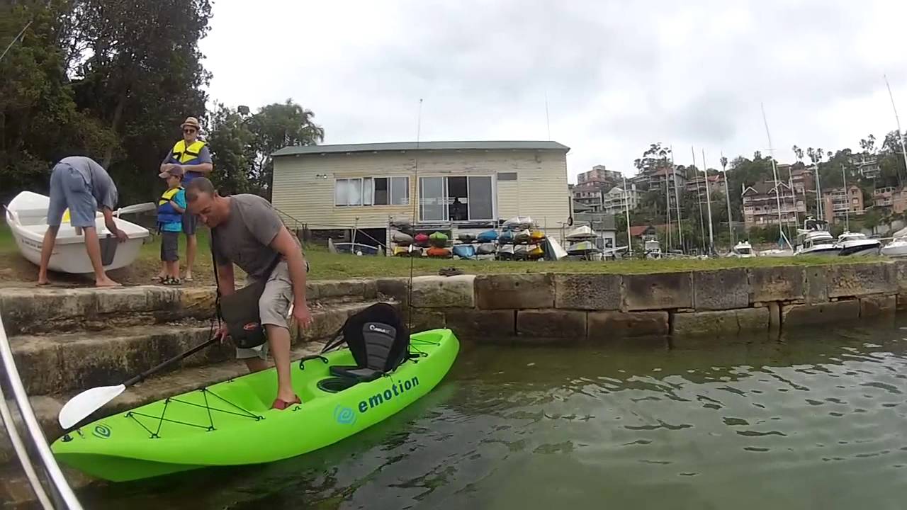 Kayak Fishing Mosman - YouTube