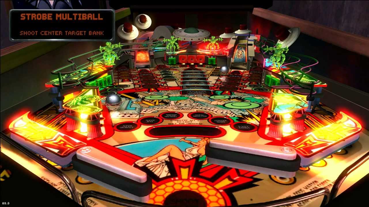 The Pinball Arcade. Attack From Mars. PC BETA. HD 1080p - YouTube