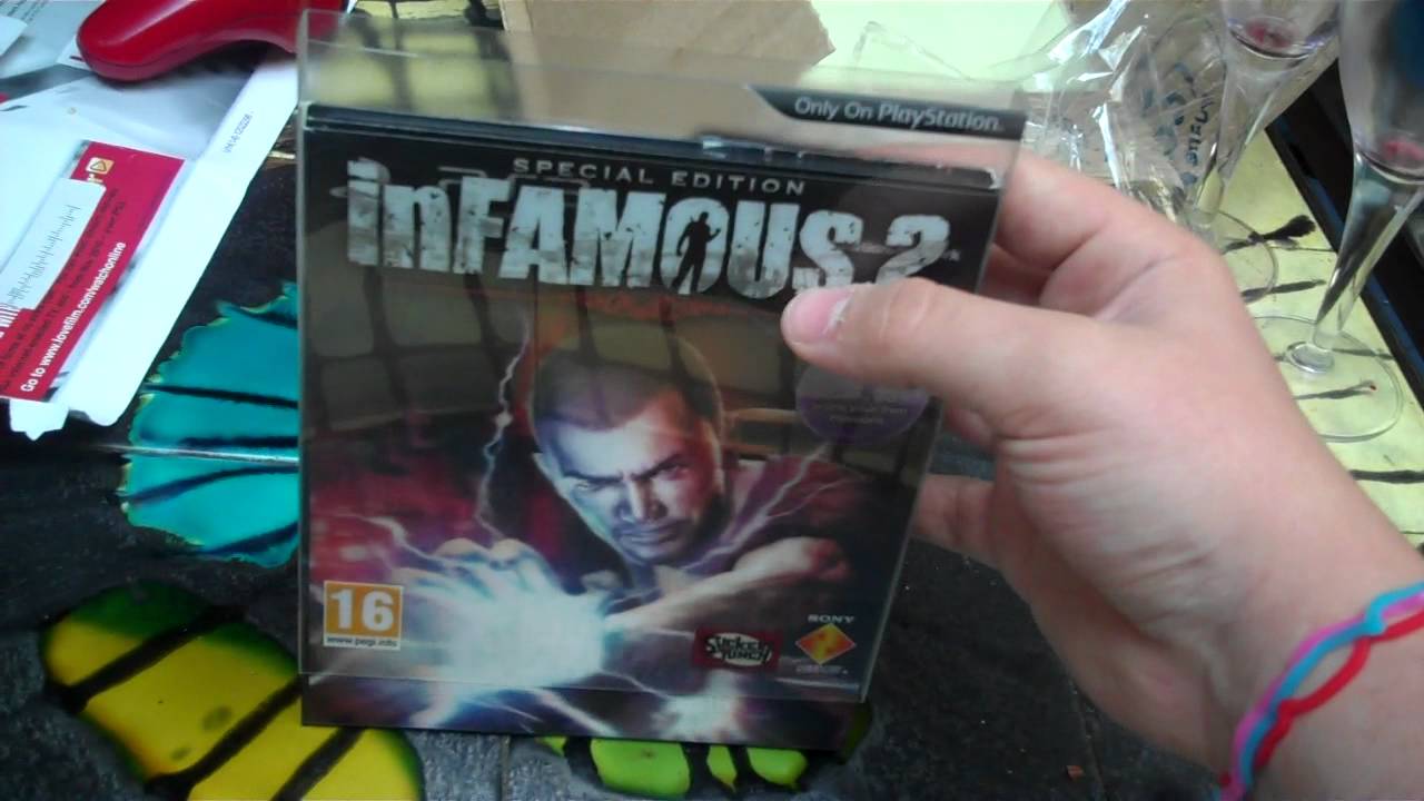 INFAMOUS 2 SPECIAL EDITION UNBOXING - YouTube