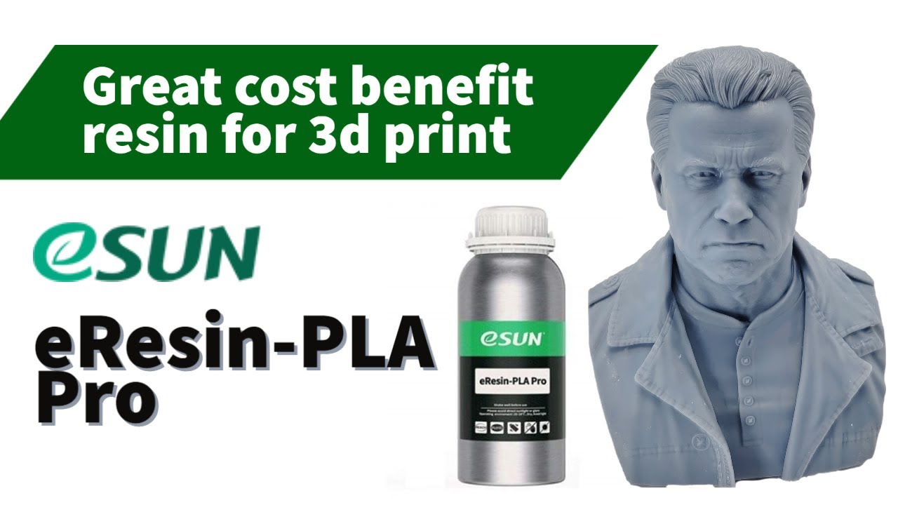 3D Resin review - eSun eResin PLA Pro (Great cost benefit resin) - YouTube