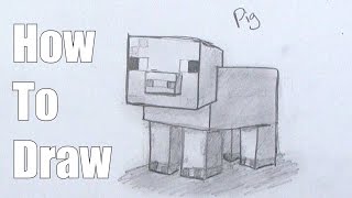 How To Draw A Minecraft Pig