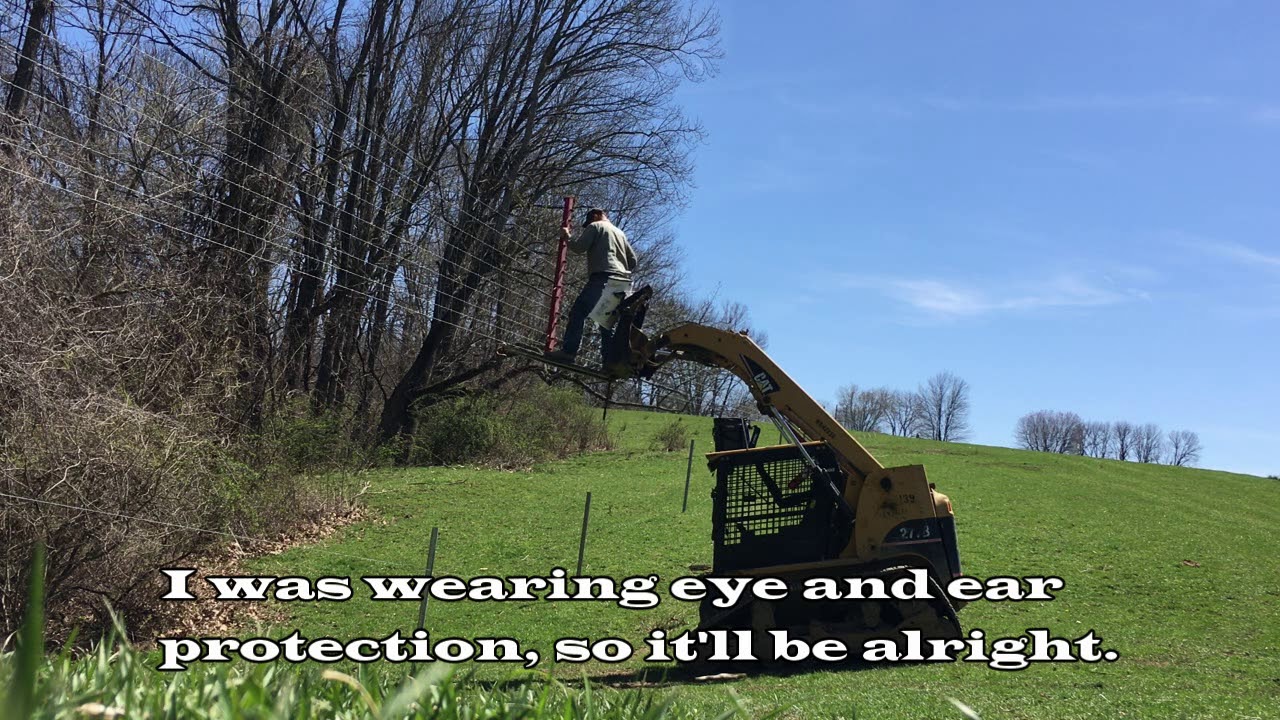 Tips and Tricks....Pulling Tensioned Net Wire Down Stretching Woven ...