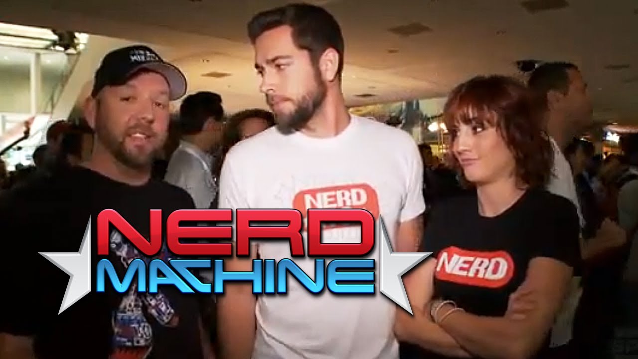 Nerd Machine - E3 Expo (2012) - Zachary Levi, Alison Haislip, and David ...