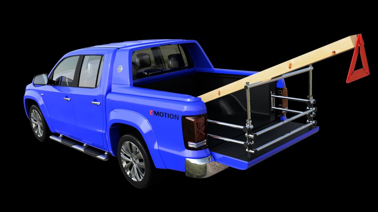 Rigidek rigXtender a new way to extend your bakkie's load-bin - YouTube