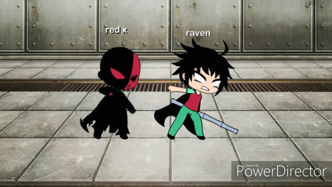 Raven vs red x! (Gacha life) - YouTube
