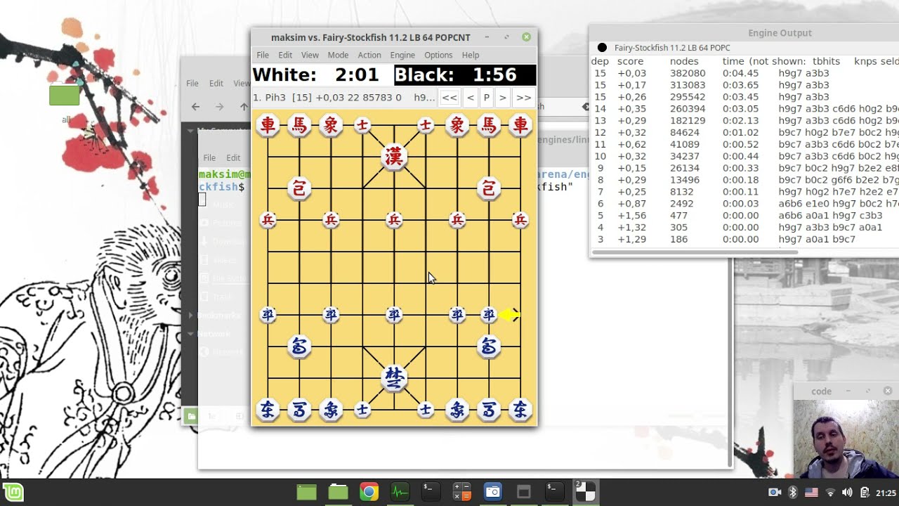 Korean chess Janggi theme for Winboard/Xboard - YouTube