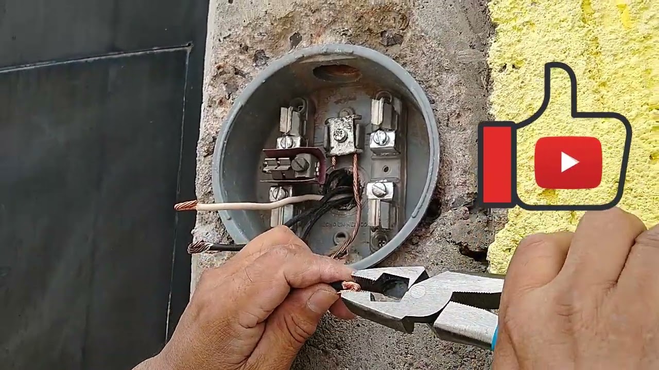 Como conectar una ACOMETIDA A 220 V⚡ - YouTube