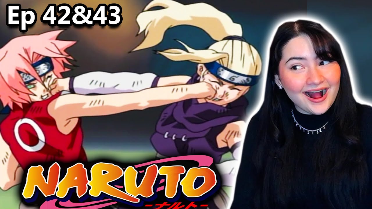 Sakura VS Ino! Naruto Episode 42 & 43 Reaction | New Anime Fan Reacts ...