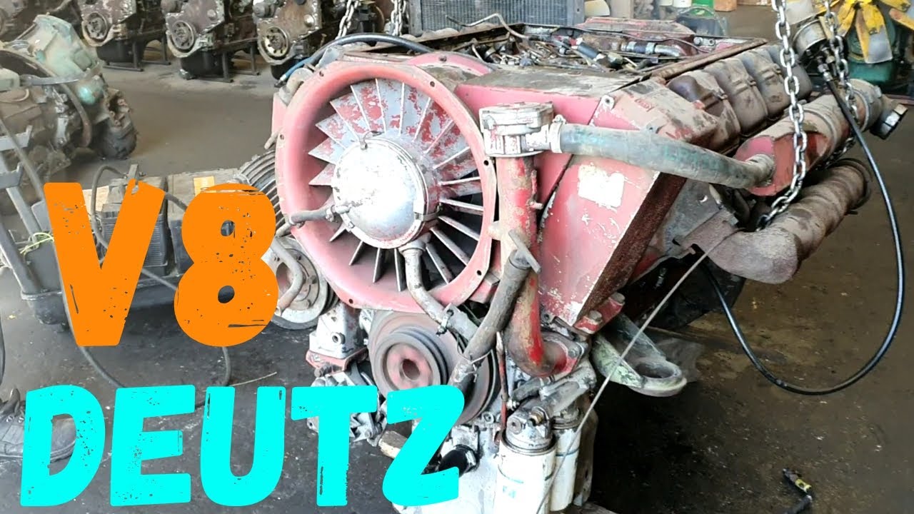 V8 DEUTZ Hava Soğutmalı Motor-Aircooled #Deutz #V8 - YouTube
