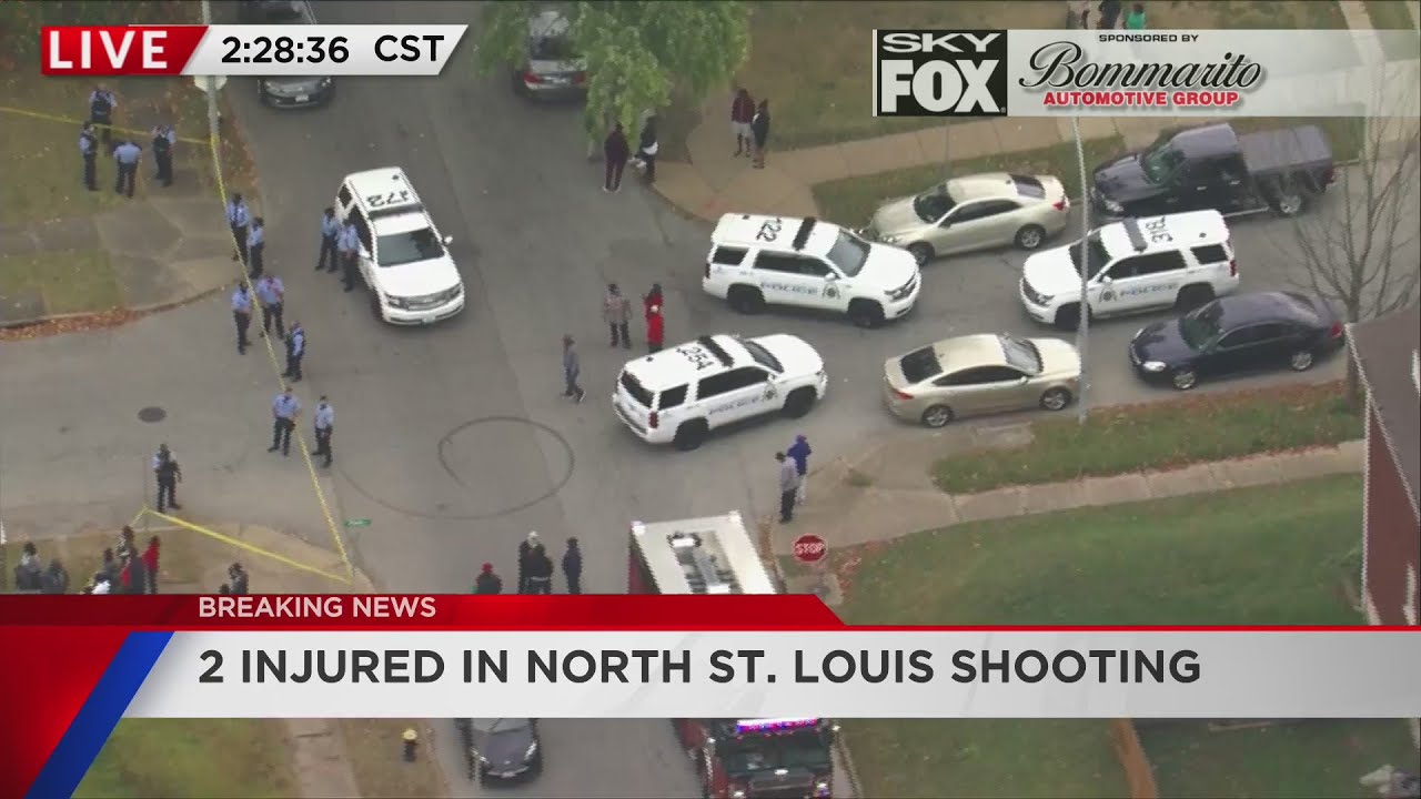 Two people shot, large fight in North St. Louis - YouTube