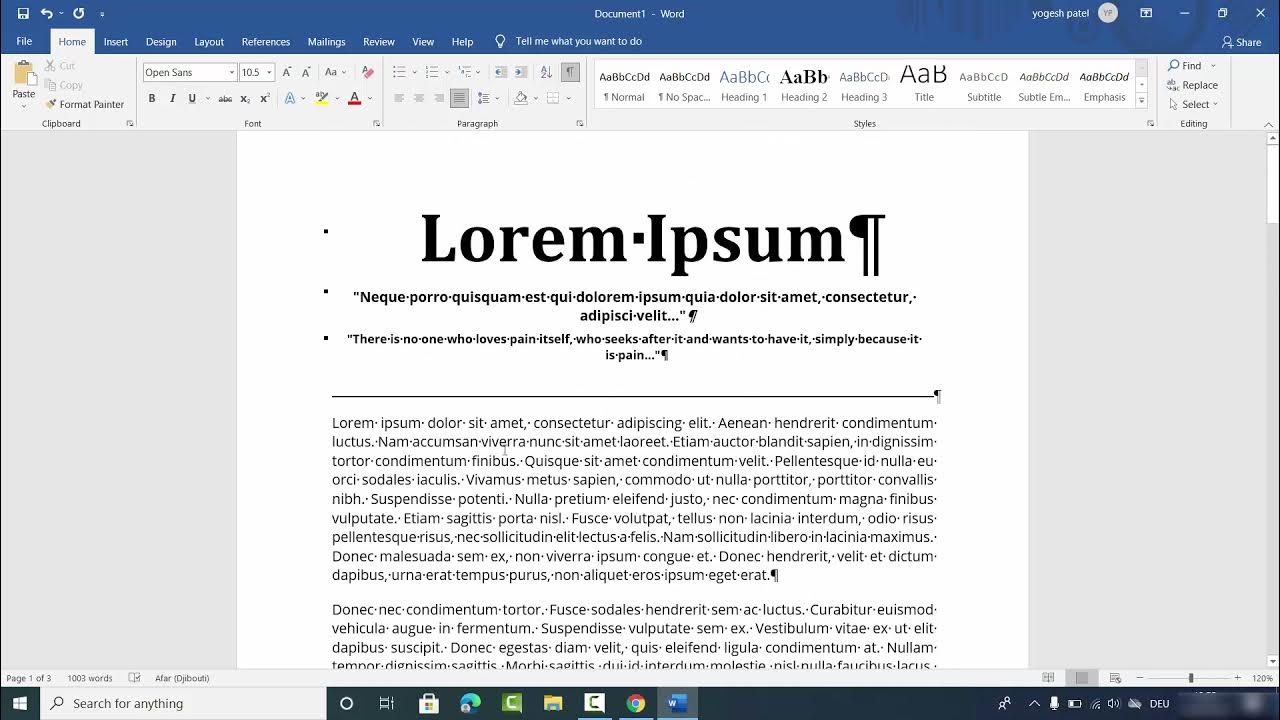 How to Insert Page Breaks in Microsoft Word - YouTube