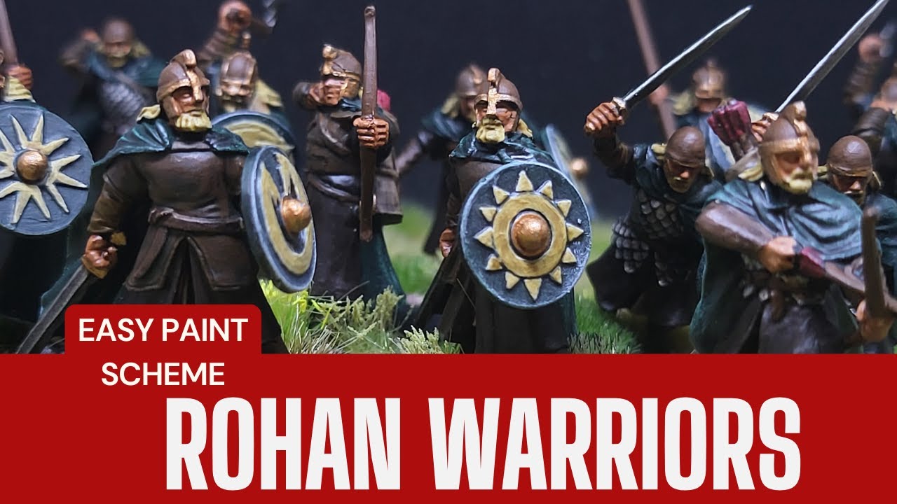 easy rohan paint scheme! - YouTube