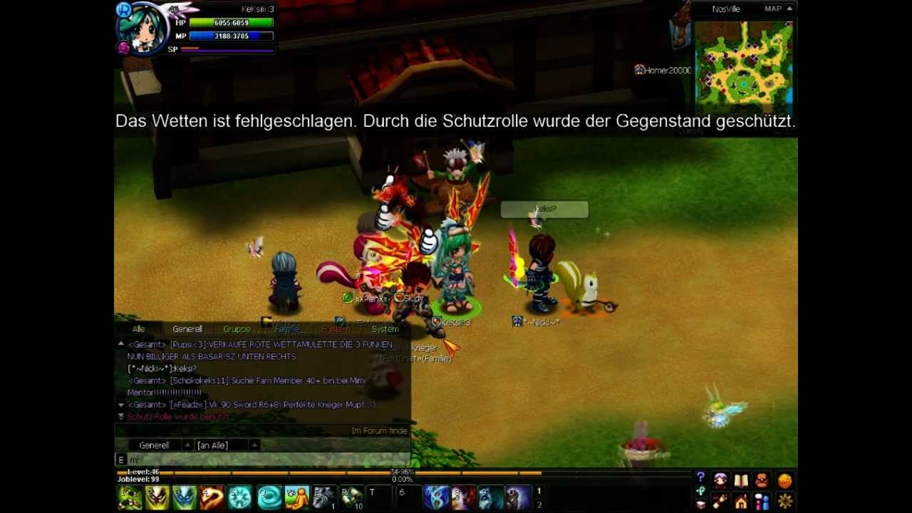 Nostale [S2] - KeKsiii:3 hat spaß beim wetten! - YouTube
