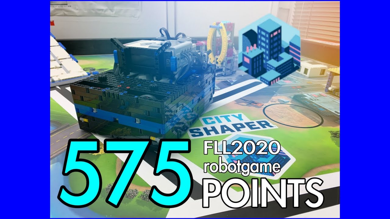 FLL2019-2020 City Shaper robot game Full run - 575Points - RS7 Japan ...