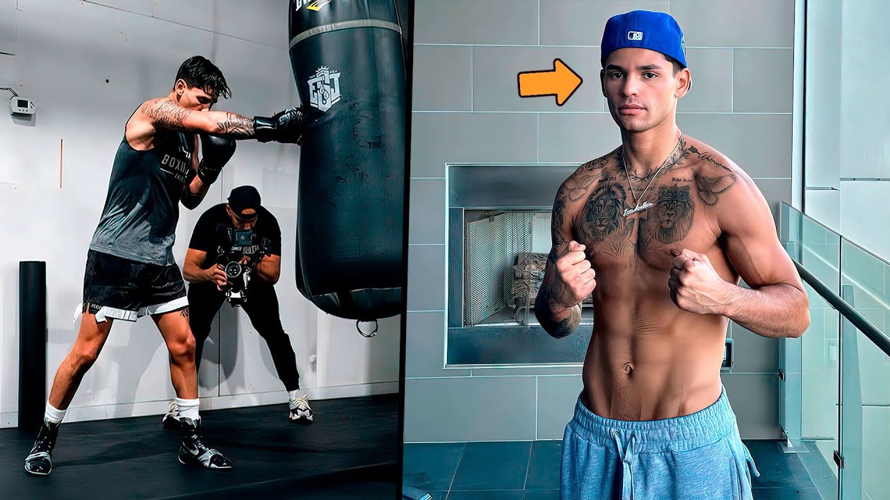 Ryan Garcia training for Oscar Duarte. Training camp. HIGHLIGHTS ...