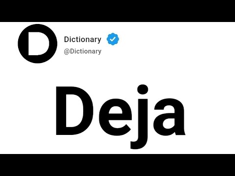 Deja Meaning In English - YouTube