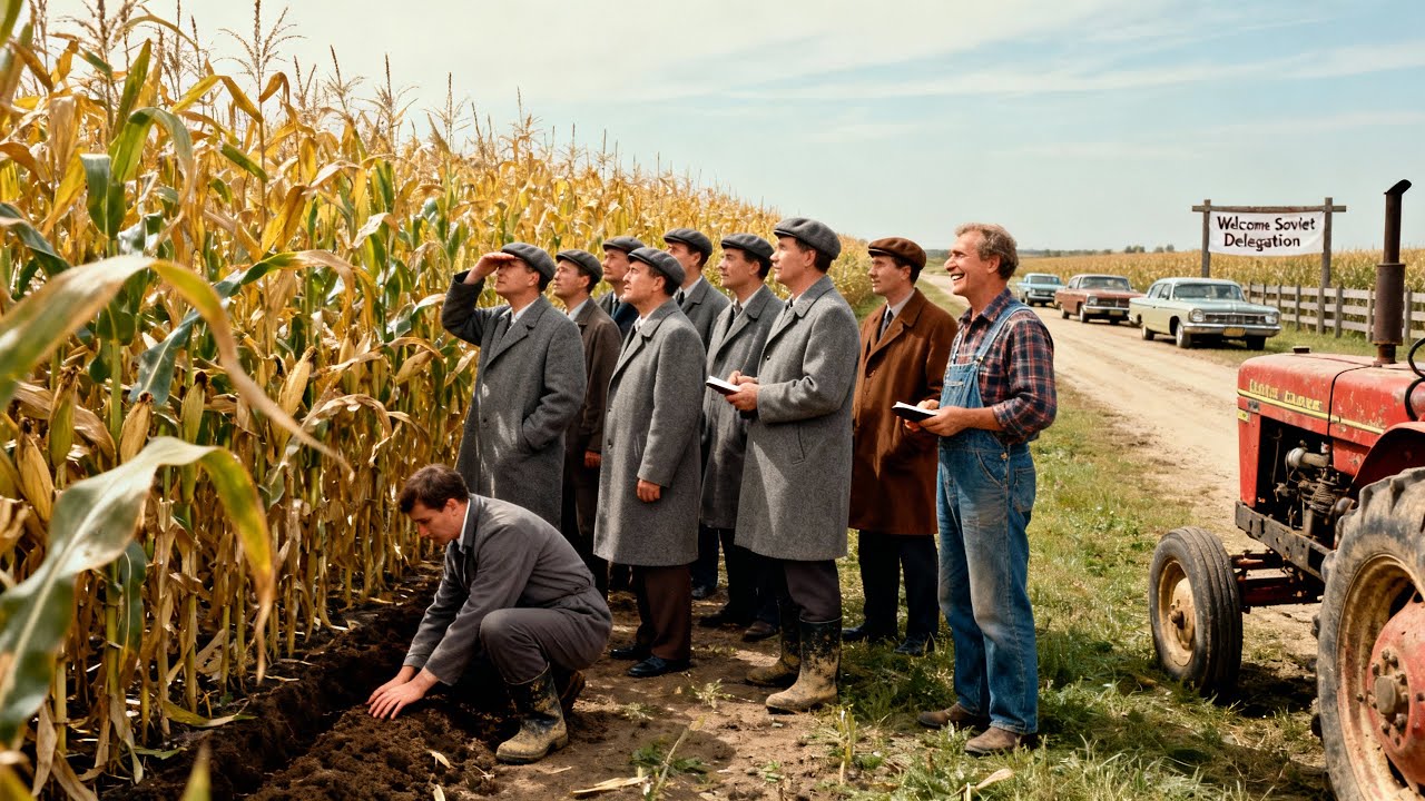 Soviet Farmers Were Stunned By Iowa's Corn Fields - YouTube