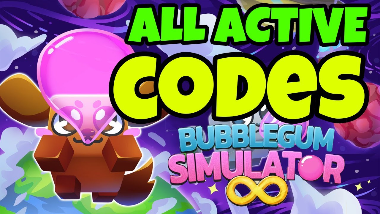 *ALL* WORKING BUBBLE GUM SIMULATOR INFINITY CODES QUICK - YouTube