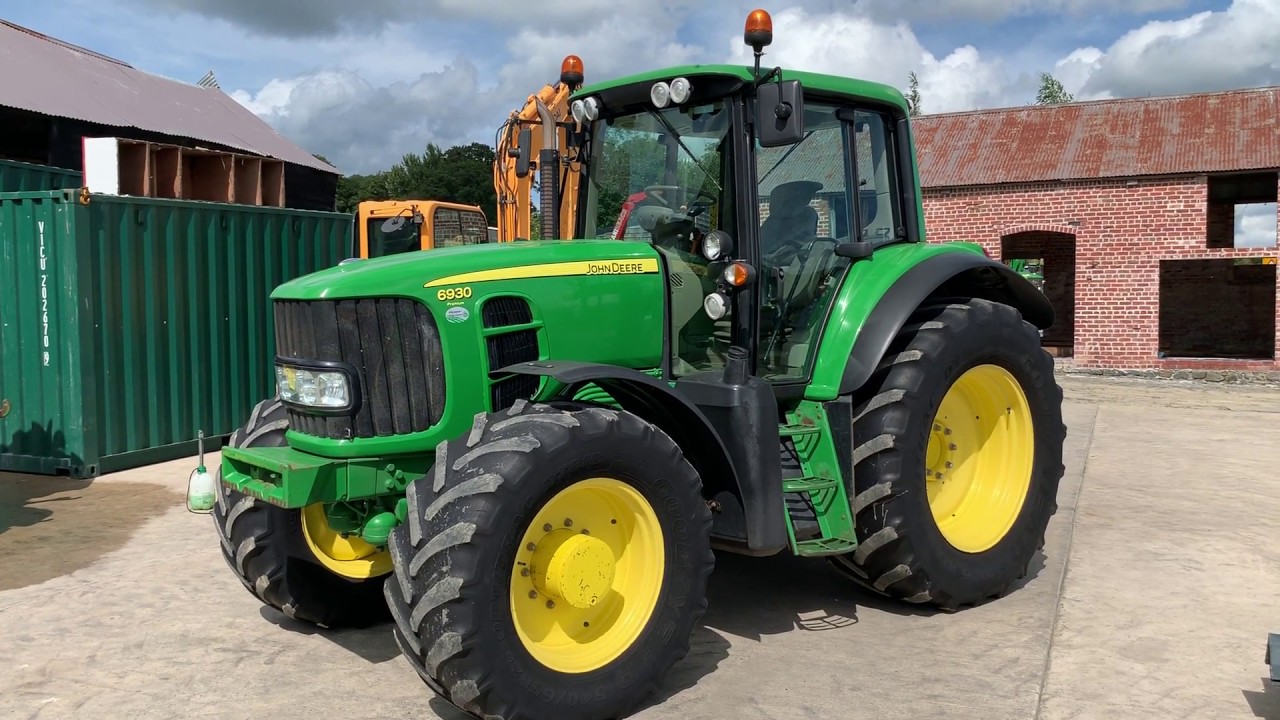 2012 JOHN DEERE 6930 PREMIUM 50KPH TRACTOR 5900 HOURS - YouTube