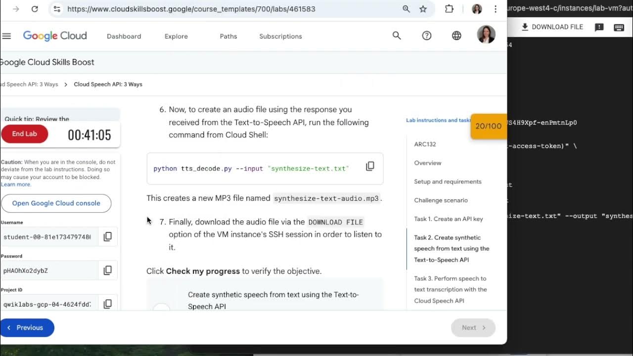Cloud Speech API 3 Ways: Challenge Lab Solution Google Cloud Skills ...