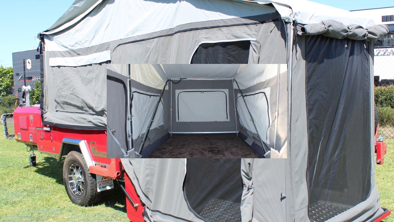Taipan Camper Trailer for sale Brisbane - YouTube