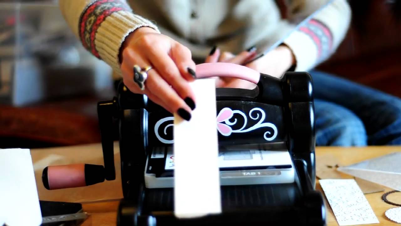 Big shot part 2 embossing - YouTube