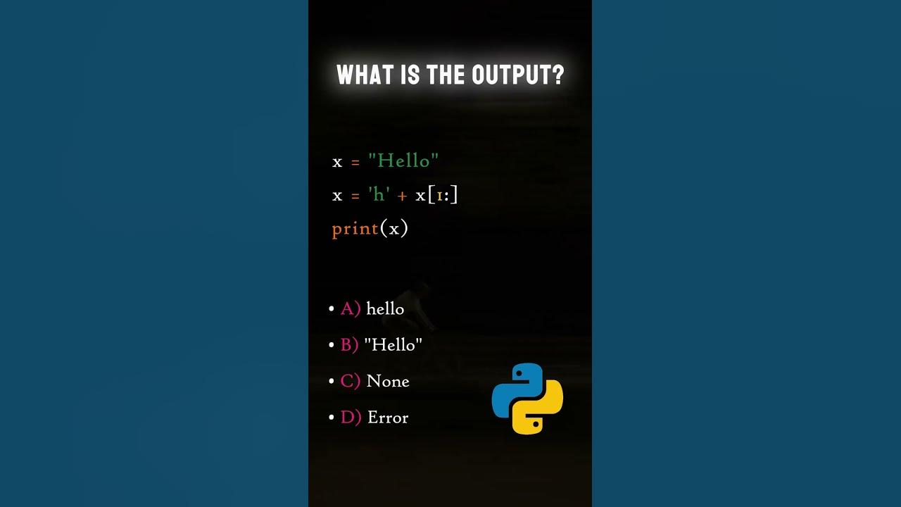 What Is The Output Of Code Coding Pythonprogramming Pythonlearning Youtube