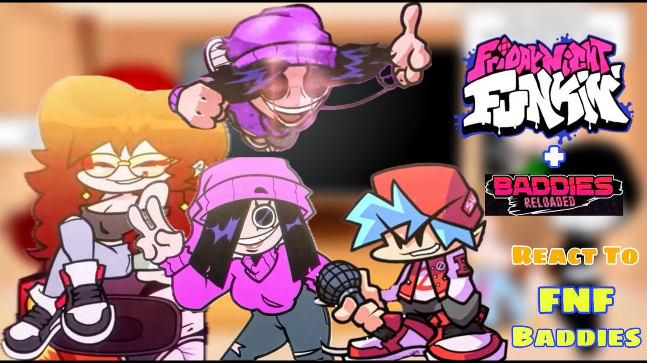 FNF React To Baddies Reloaded FULL WEEK + Cutscenes || Stalker Girl ...