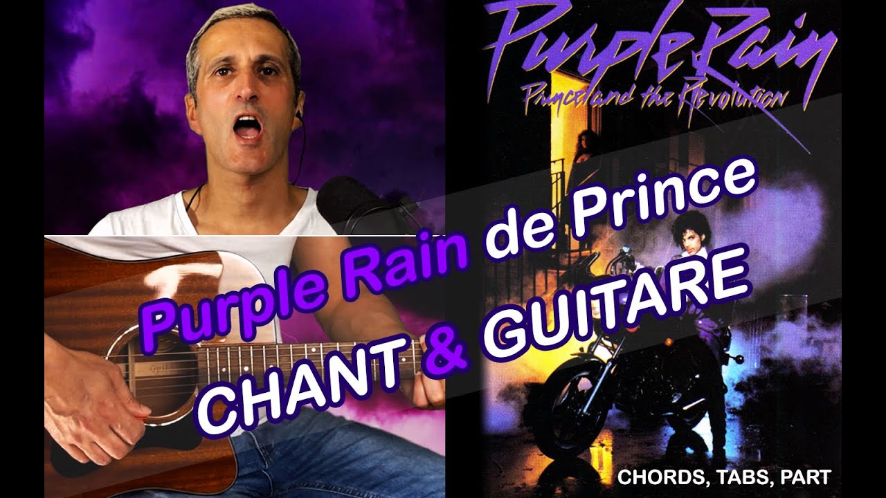Purple Rain CHANT et ACCORDS GUITARE - YouTube