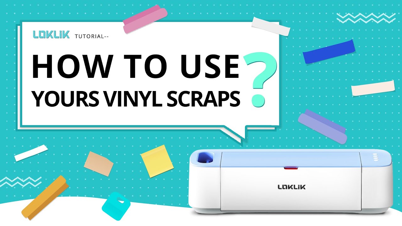 LOKLIK Crafter Tutorial--How to use yours Vinyl Scraps? - YouTube