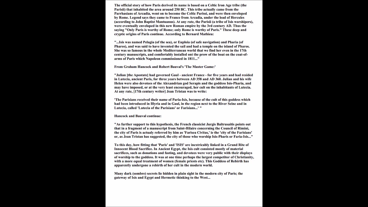 Sombre Paris - La Ville Sombre for Wind Septet (Sacred Geometry) - YouTube