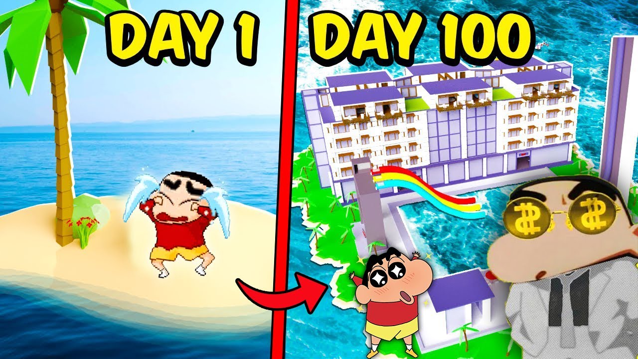 SHINCHAN and I Built MEGA CITY with TALLEST BUILDINGS in CITY GO ROBLOX ...