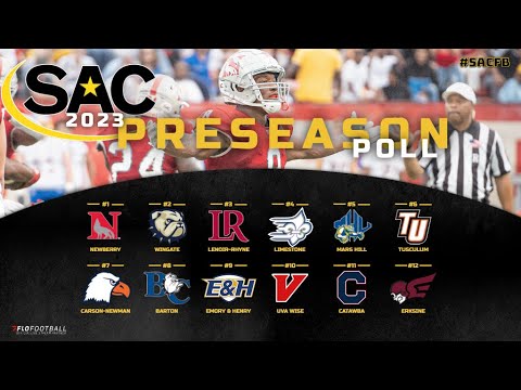 2023 South Atlantic Conference Football Preseason Poll - YouTube