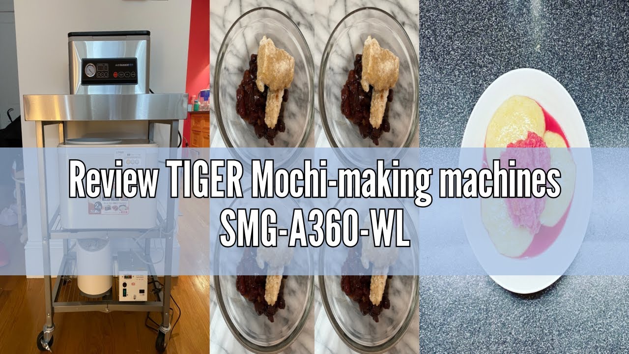 Review TIGER Mochi-making machines SMG-A360-WL - YouTube