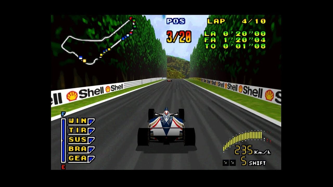 Nintendo 64 - F1 Pole Position 64 - Longplay - YouTube