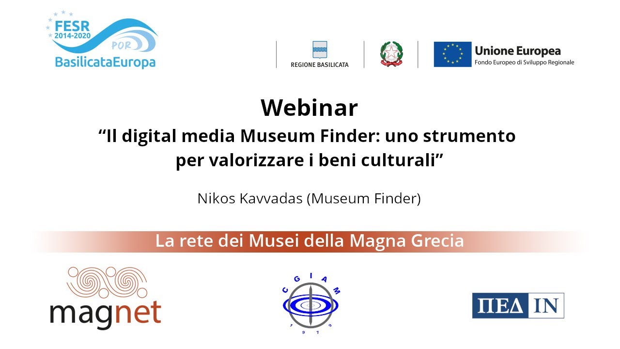 Il digital media “Museum Finder”: uno strumento per valorizzare i beni ...