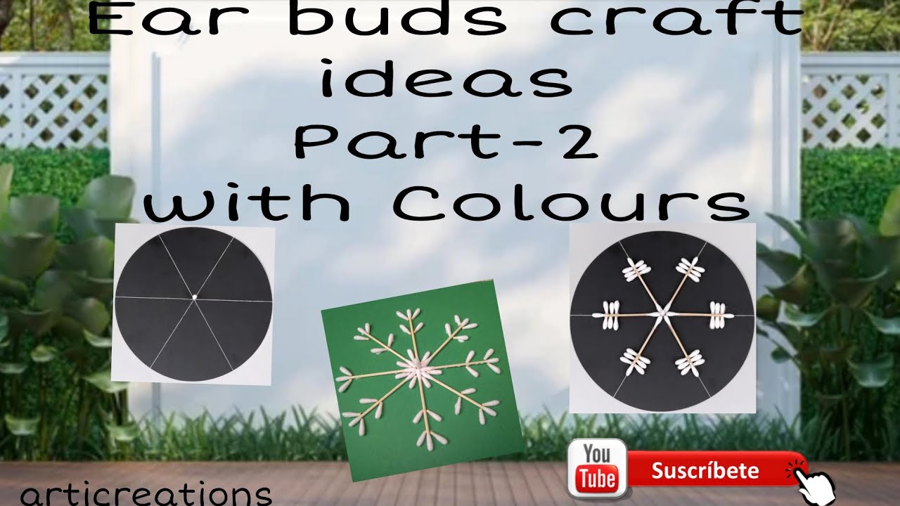 27.12.23| Wednesday | Ear buds craft part -2 with colours ...