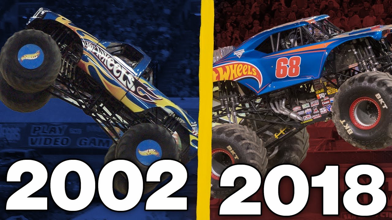 The Evolution of the Hot Wheels Monster Jam Truck - YouTube